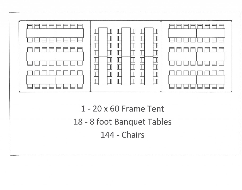 20 x 60 Frame Tent